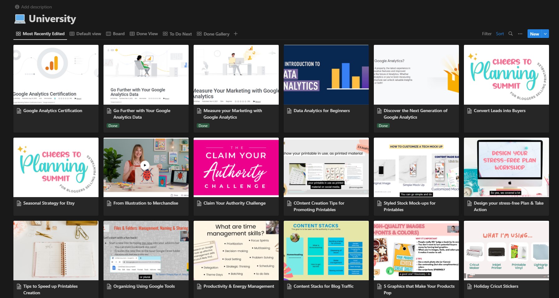 How to Track Online Course Certifications: Searching for a System ...